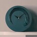 Minimal Concrete Painting Wall Clock - Textured Wall Clock - 3D Wall ...
