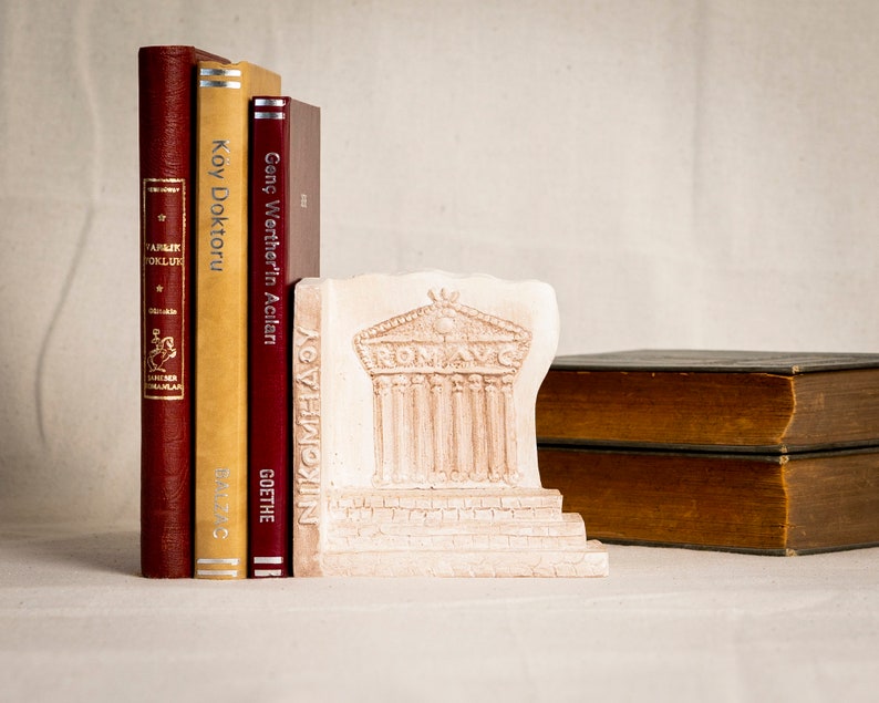 Helenistic Unique Bookend, Ancient Temple Statue Bookend With Roman ...