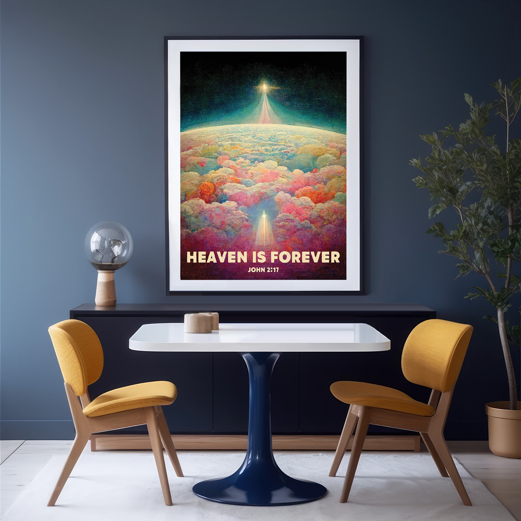 Heaven is Forever, Christian Poster, DIGITAL DOWNLOAD, HEAVEN Art ...