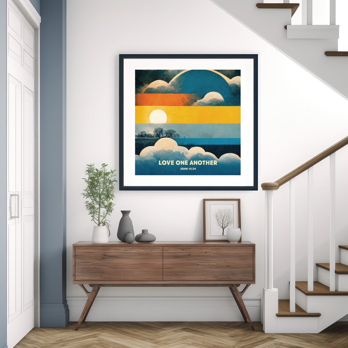 Love One Another DIGITAL DOWNLOAD Christian Wall Art - Etsy