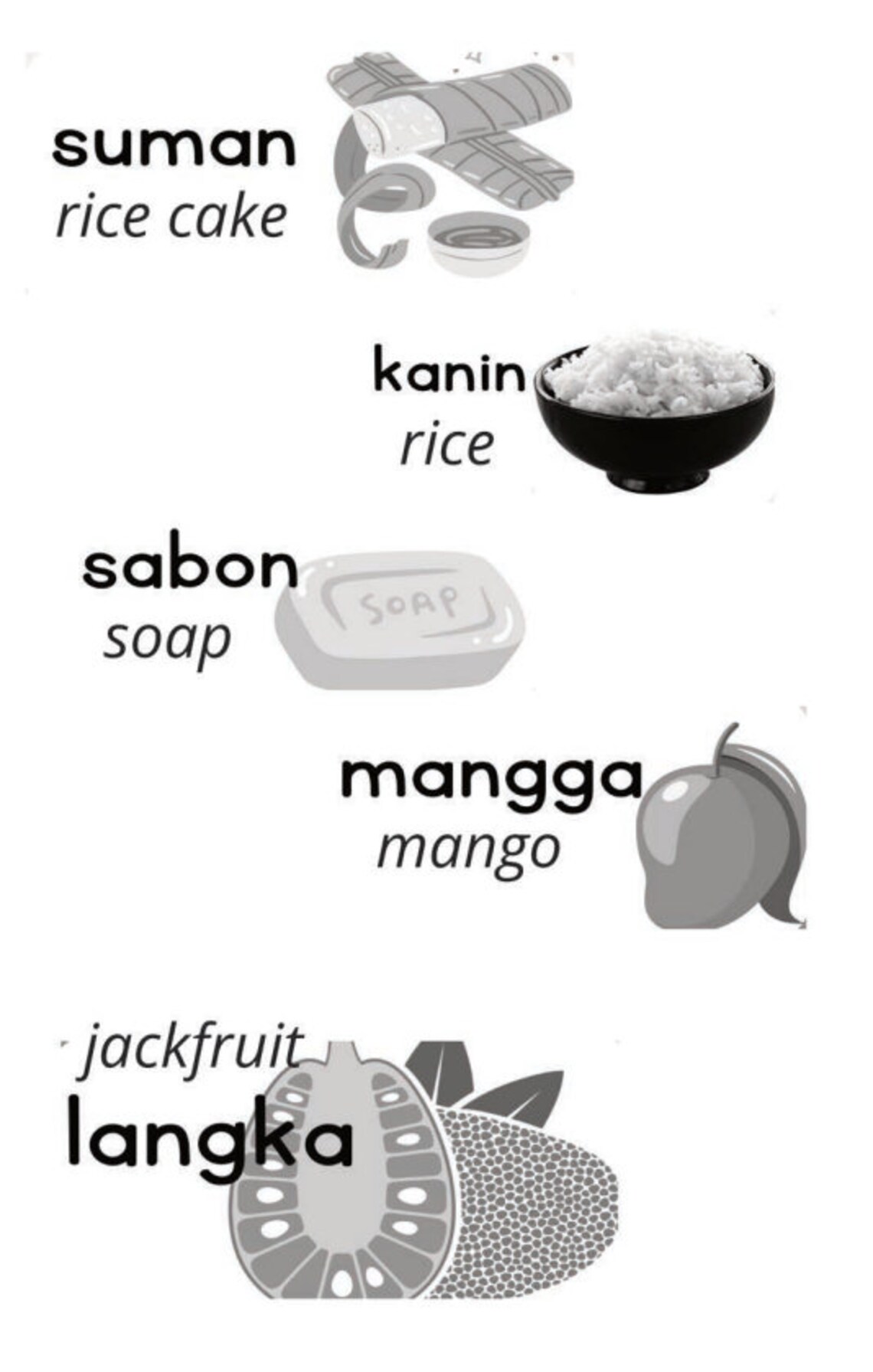 Filipino Abakada Learning Pages 63 Printable PDF | Filipino ABC ...