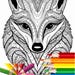 50 Printable Coloring Pages Animal Mandala Coloring Pages for Adults ...