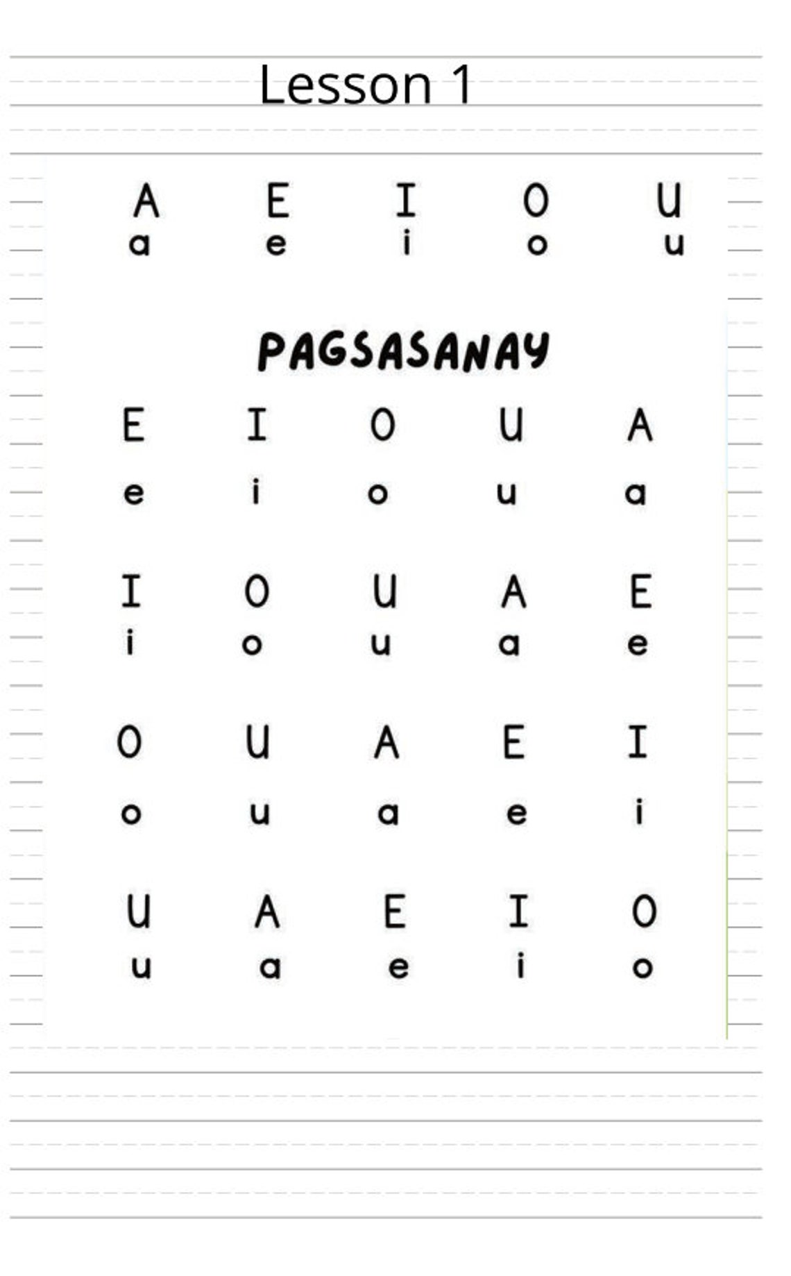 Filipino Abakada Learning Pages 63 Printable PDF | Filipino ABC ...