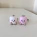 Jellycat Marshmallow Keyring Pair - Handmade Polymer Clay Charm - Etsy
