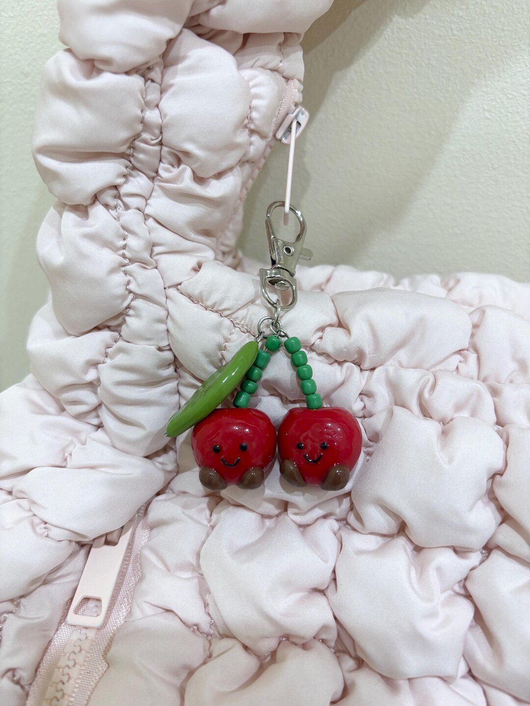 Jellycat Cherry Keyring - Handmade Polymer Clay Charm - Etsy