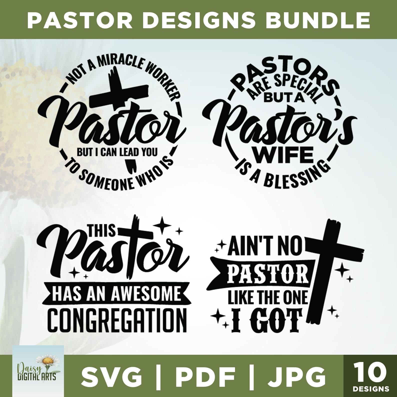Pastor Bundle SVG, Pastor Svg Bundle, Cricut, Png, Svg, Sublimation ...