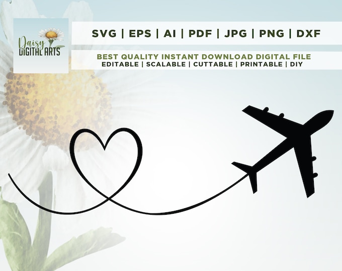 Flying Airplane SVG Cut File, Airplane Front View Clipart, Passenger ...
