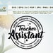 Teacher's Assistant Svg, Teacher's Aide Svg, Teacher Aid Svg, Teachers ...