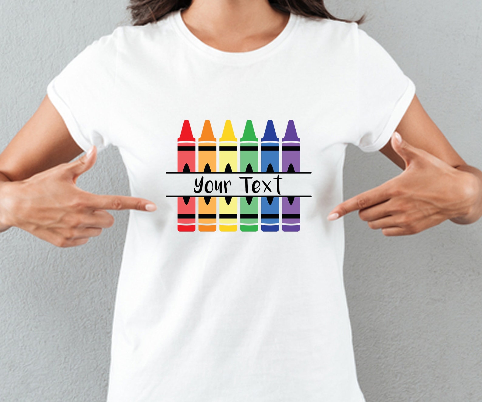 Crayon Monogram Svg Crayon Split Monogram Svg Teacher - Etsy