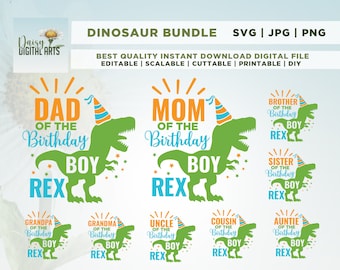 Dinosaur Birthday Clipart Dinosaur Birthday Clip Art - Etsy