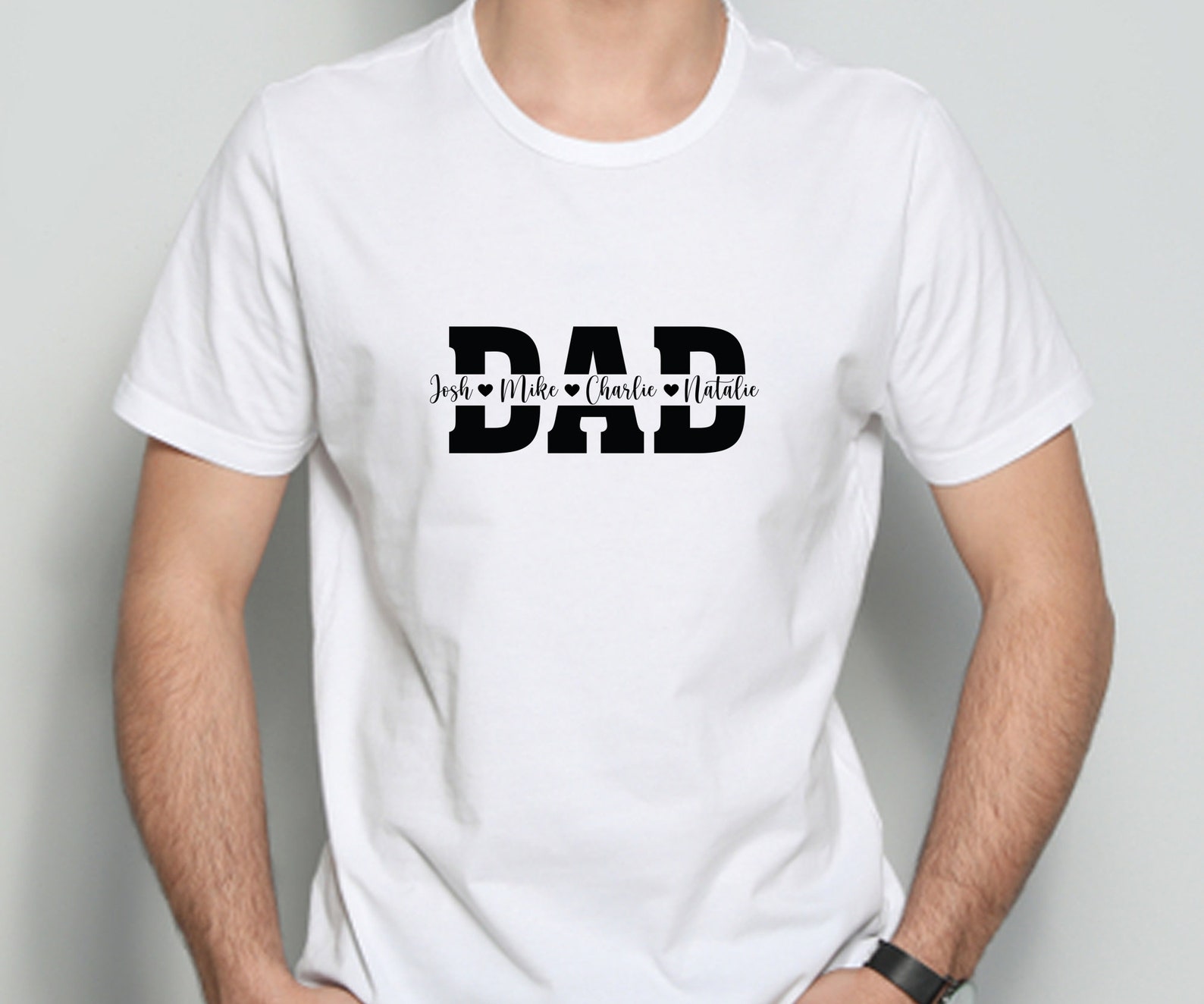 Dad SVG, Father's Day SVG, Dad Split Name Frame Svg, Dad Png, Dad Cut ...
