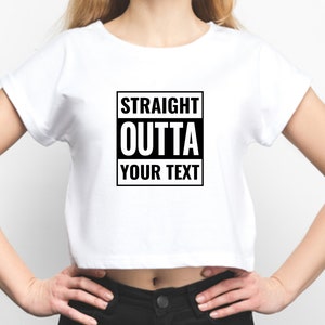 Straight Outta Your Text SVG, Customizable Template (digital Download ...
