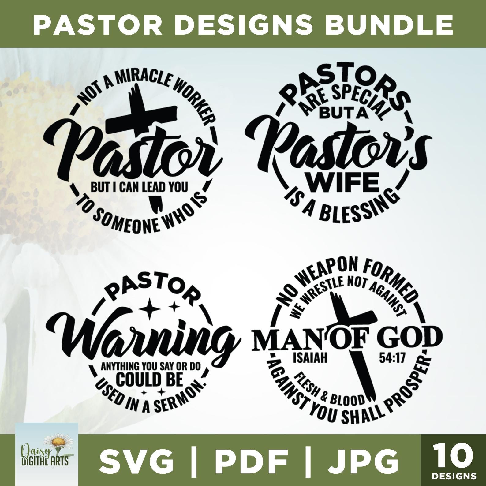 Pastor Bundle SVG, Pastor Svg Bundle, Cricut, Png, Svg, Sublimation ...