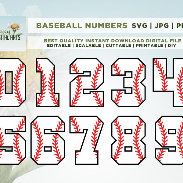 Outline Numbers Png - Etsy