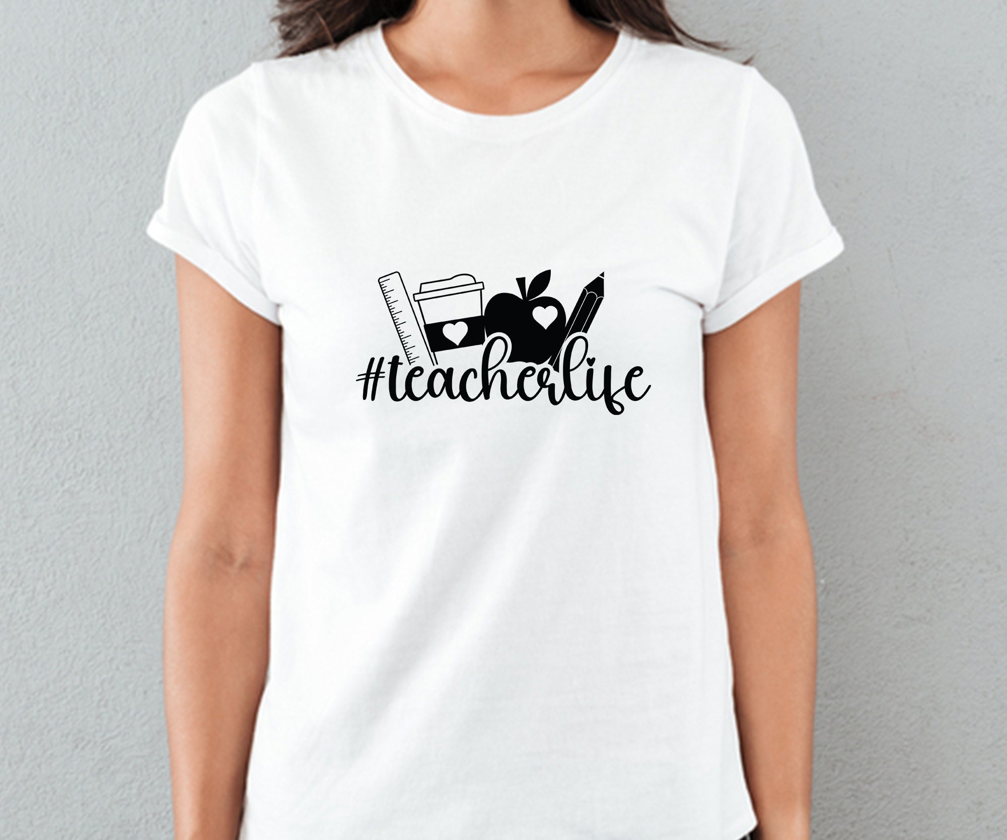 Teacher Life SVG Cut File Cricut Commercial Use - Etsy