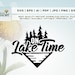 On Lake Time Design SVG, Cut File, Cricut, Png, Svg, Sublimation ...