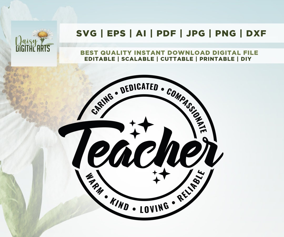 Teacher Appreciation Svg, School Svg, Teacher Day Svg, Badge Svg ...