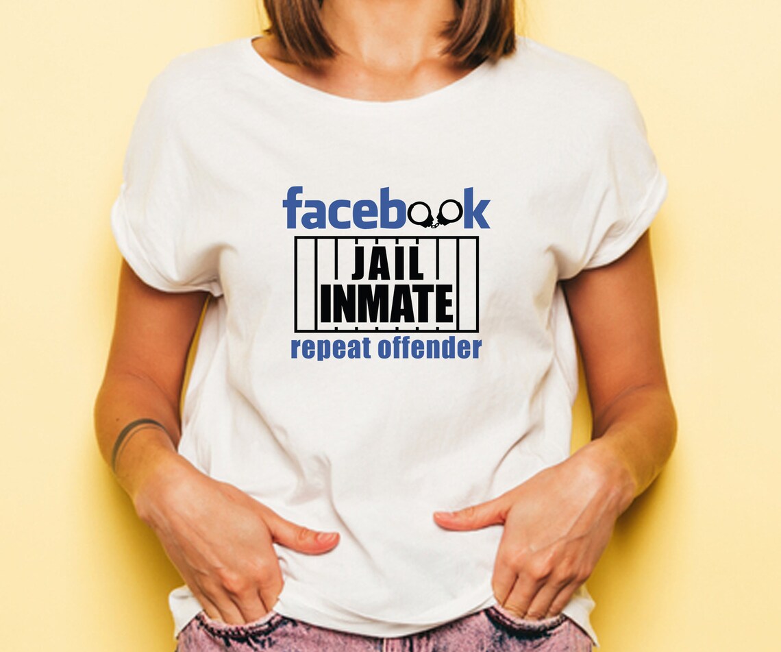 Facebook Jail Svg, Repeat Offender Svg, Fb Jail Svg, Facebook SVG, Fact ...