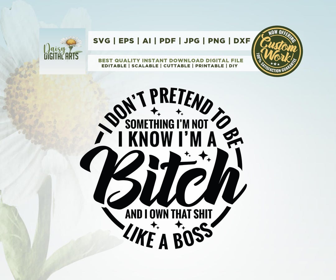 Like A Boss Svg, Cricut, Png, Svg, Sublimation, Adult Humor Svg, Funny ...