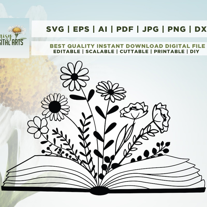 Book Svg - Etsy