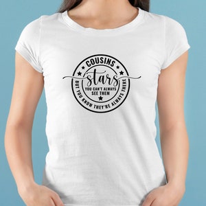 Cousins Are Like Stars, Cousins SVG, Cousin Quote SVG, Cousins Gift Svg ...