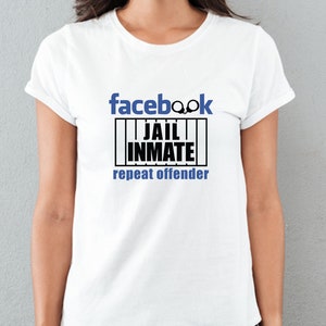 Facebook Jail Svg, Repeat Offender Svg, Fb Jail Svg, Facebook SVG, Fact ...
