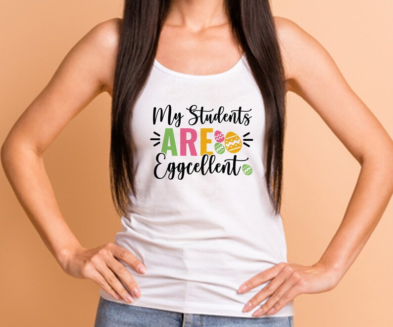 Easter Teacher Svg My Students Are Eggcellent Svg Teacher - Etsy