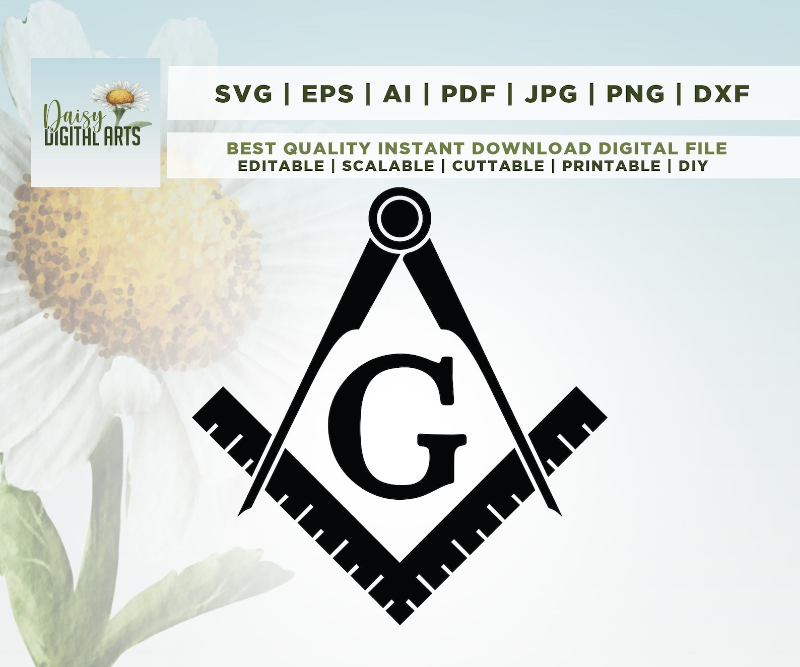 Mason Logo Svg, Ruler Svg, Freemason Symbol SVG Cricut, Silhouette ...