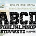 Distressed Font Svg, Distressed Alphabet Svg, Distressed Number ...