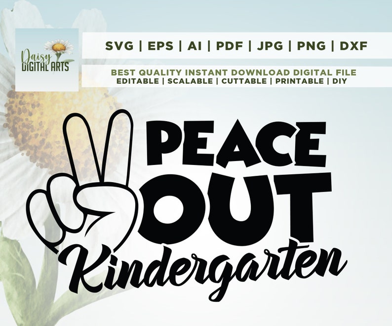 Peace Out Kindergarten, Kindergarten Graduation, Final Day of ...