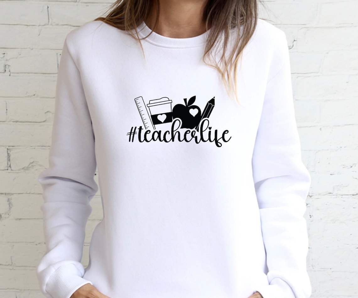 Teacher Life SVG, Cut File, Cricut, Commercial Use, Silhouette, DXF ...