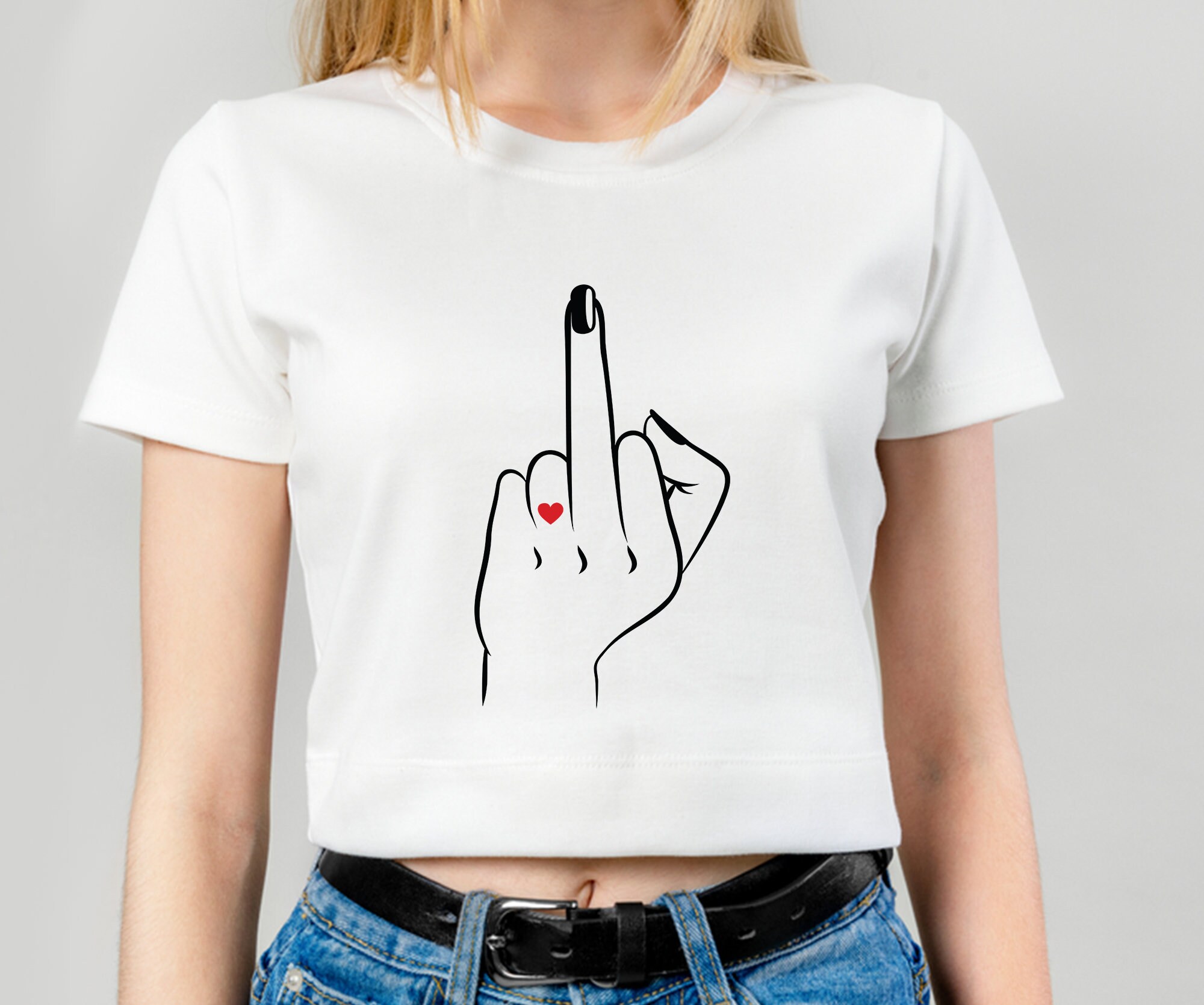 RUDE FINGER SVG File, Svg Files, Svg, Digital Downloads, Finger Svg ...