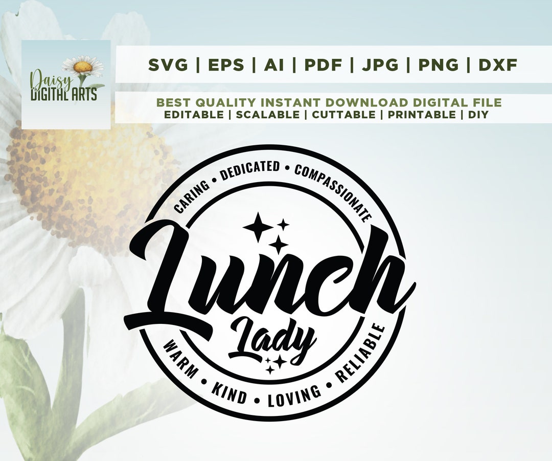 Lunch Lady Svg Lunch Lady Svg Cafeteria Worker Lunch Team Svg Lunch