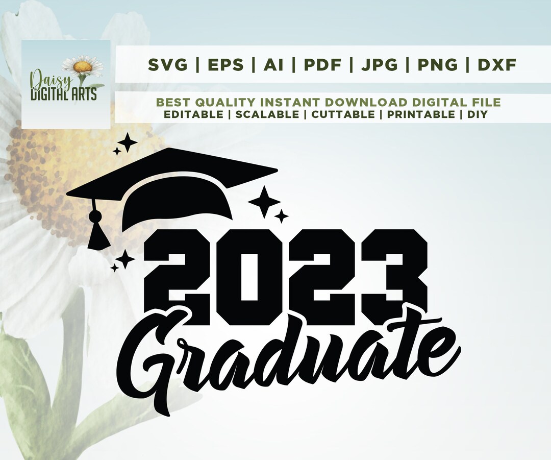2023 Graduate, 2023 Senior, Collage Graduate, Grad, Digital Download ...