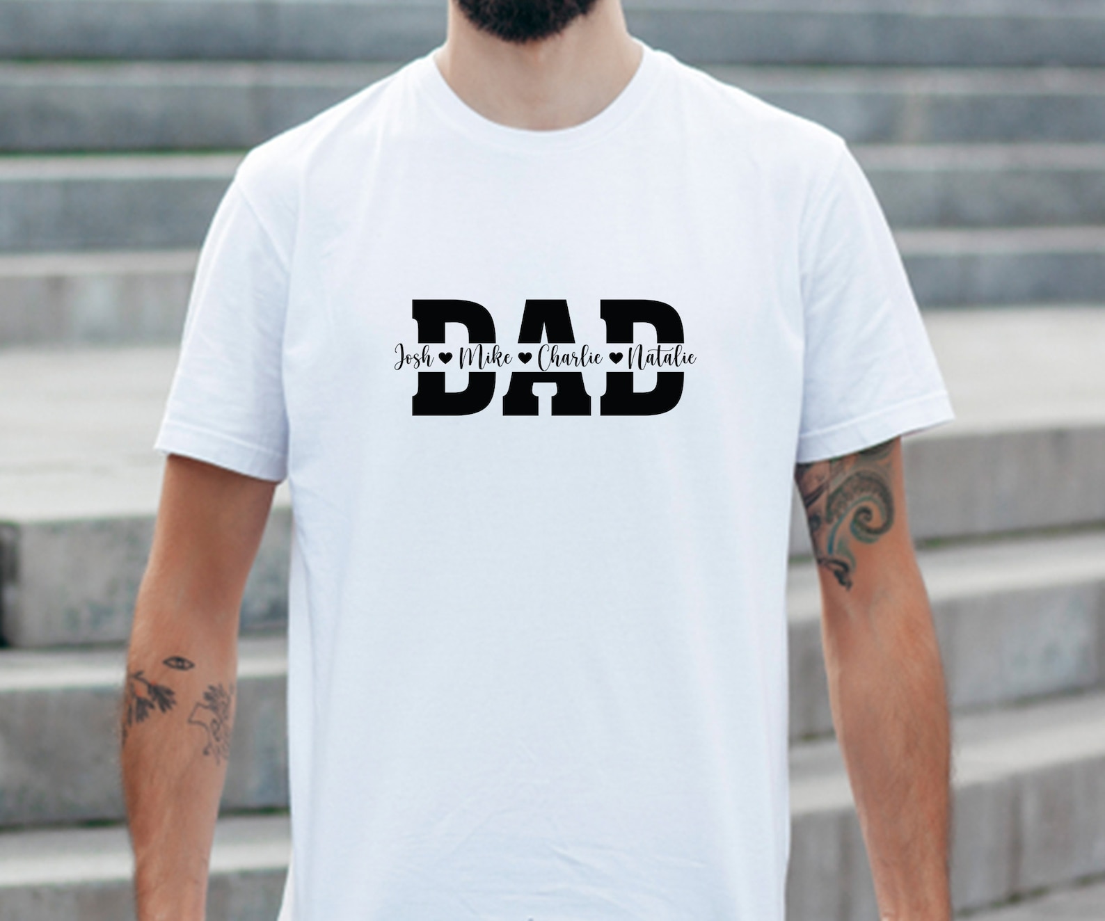 Dad SVG, Father's Day SVG, Dad Split Name Frame Svg, Dad Png, Dad Cut ...