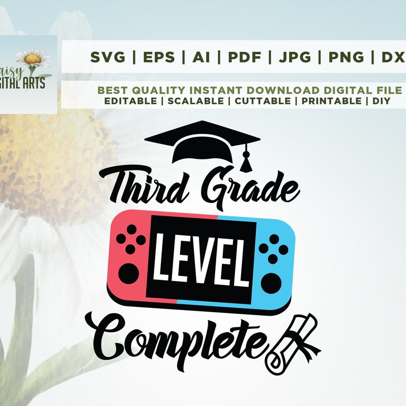 Third Grade Svg - Etsy