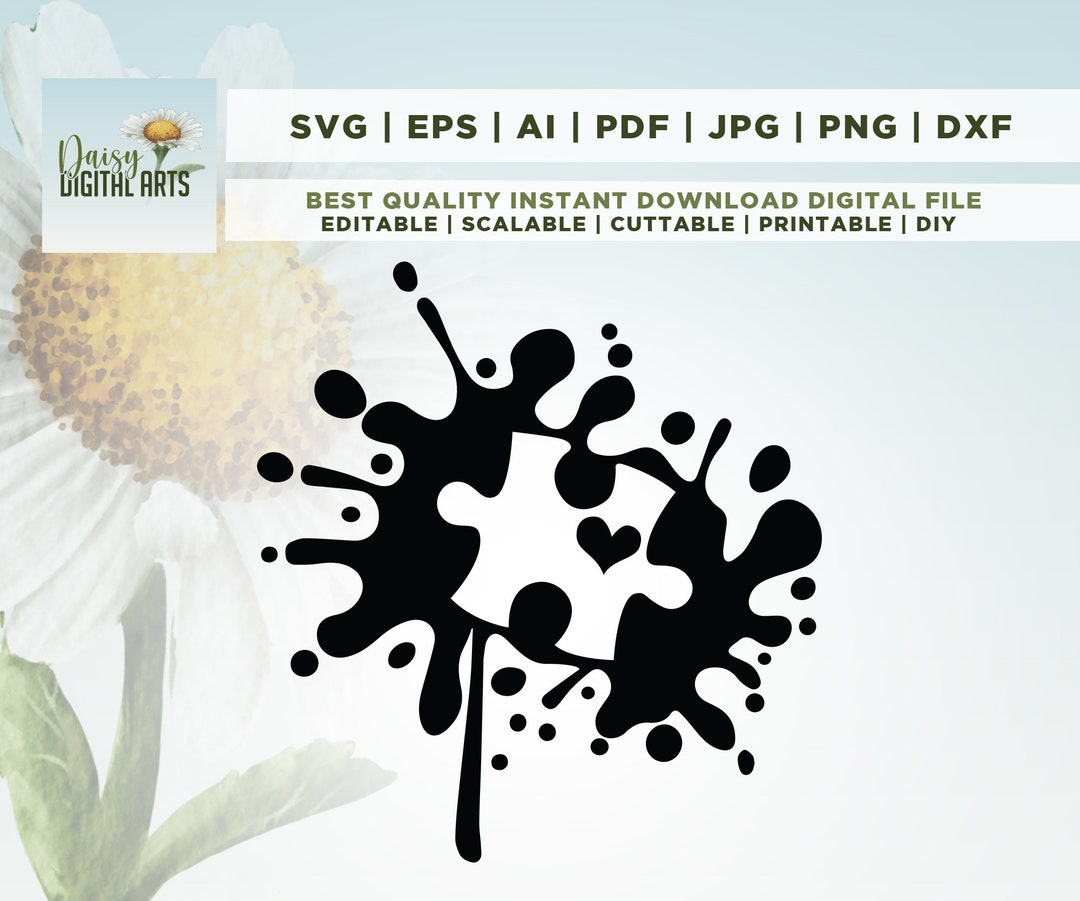 Autism Svg, Eps, Dxf, Jpg, Png, Autism Cut File Cricut Silhouette ...
