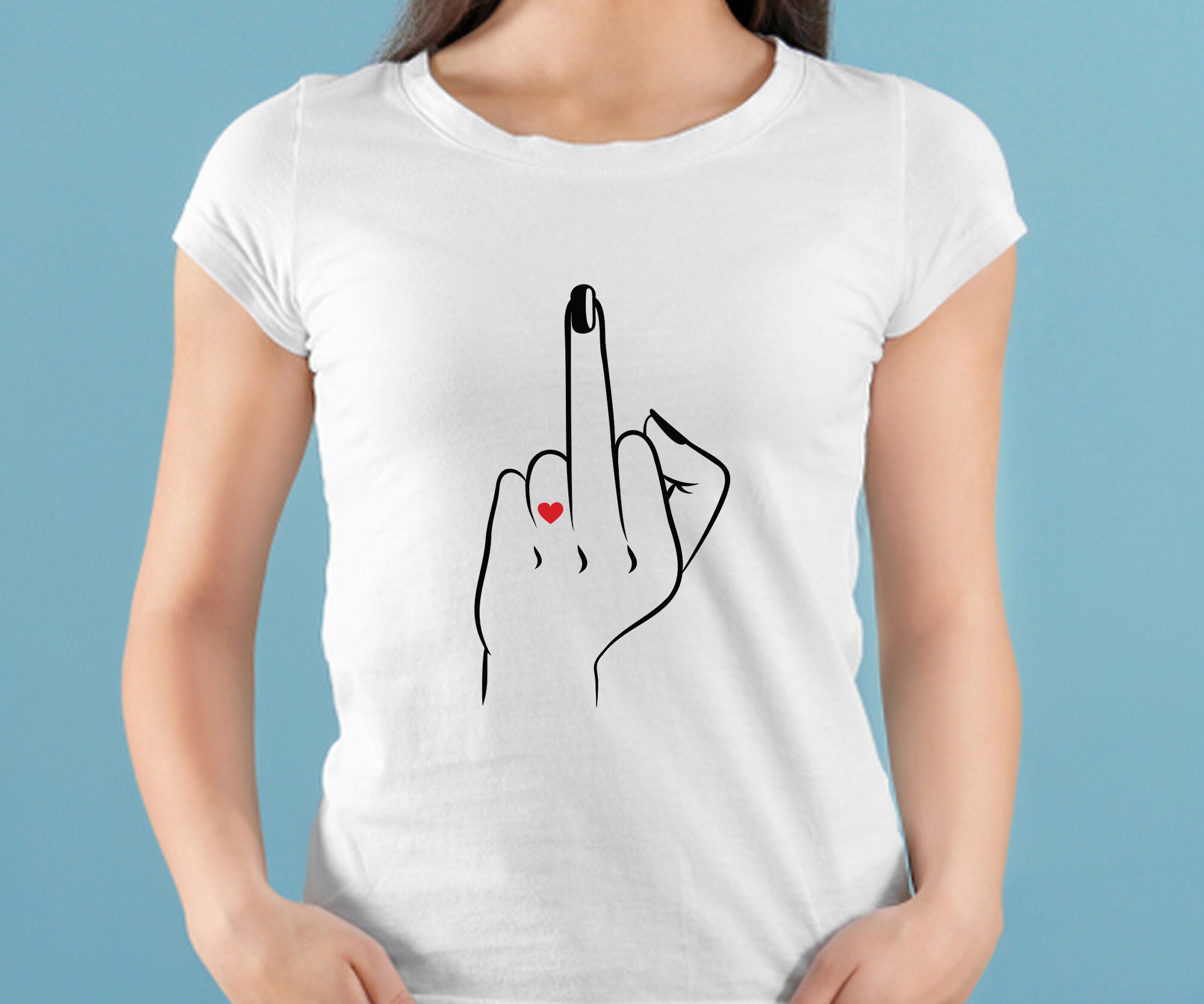 RUDE FINGER SVG File, Svg Files, Svg, Digital Downloads, Finger Svg ...