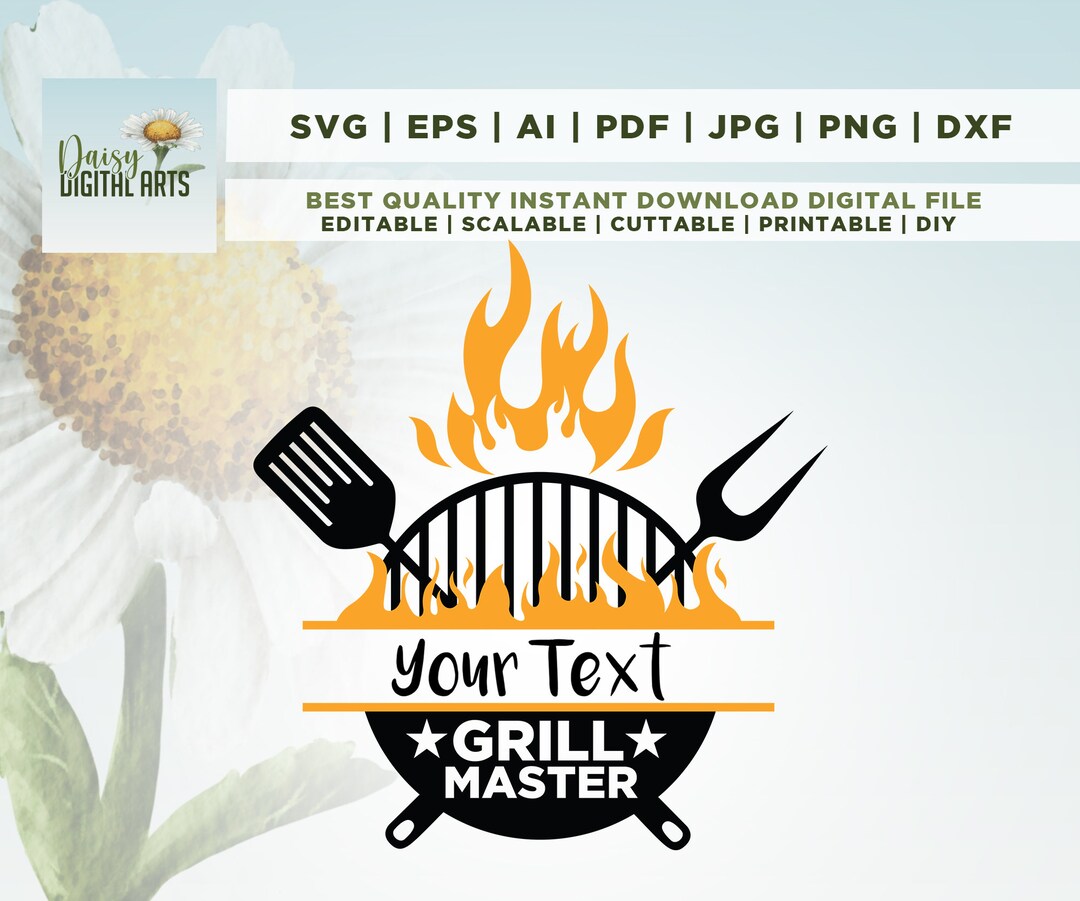 Grillmaster SVG, Grill Svg, Dad Apron Svg, Apron Gift Svg, Steak Grill ...