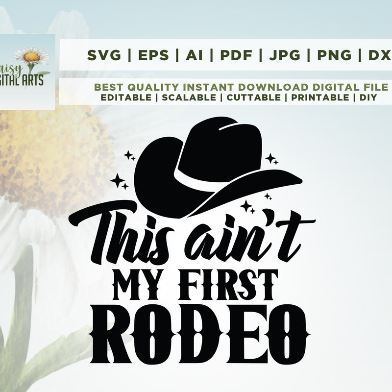My First Rodeo Svg - Etsy