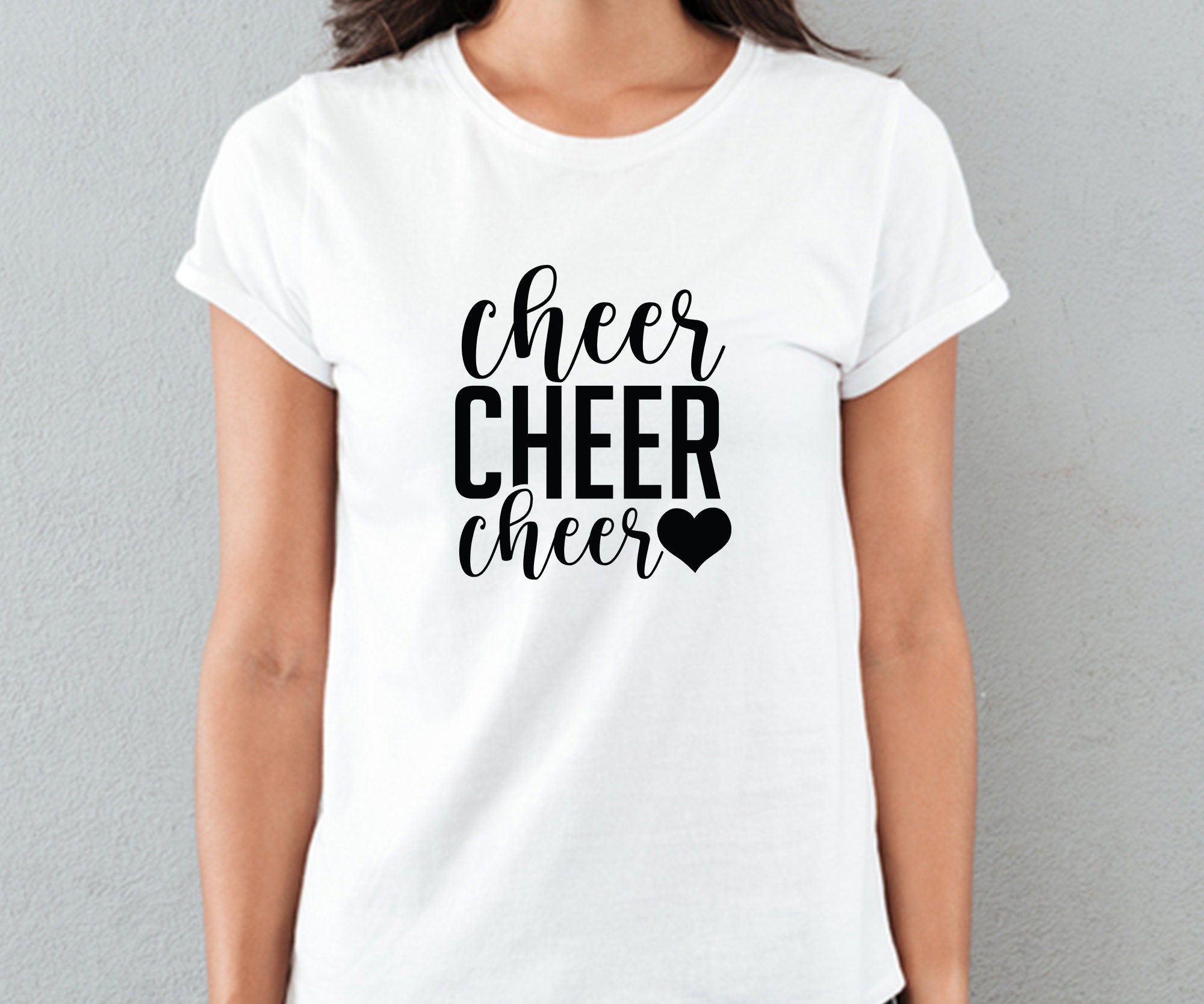 Cheer SVG File, Cheer Cut File for Cricut, Cheerleader Svg, Cheer Word ...