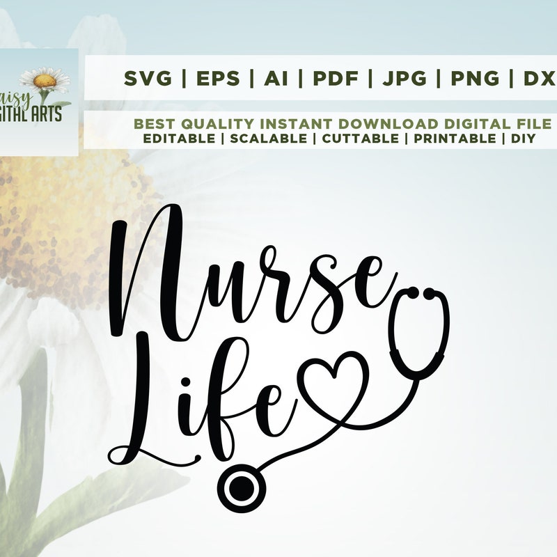 Nurse Life Svg - Etsy