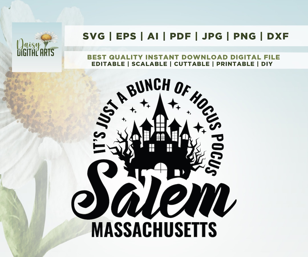 Salem SVG, Salem Sign Svg, Witch SVG, Halloween Movie Svg, Instant ...