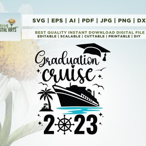 Graduation Cruise 2023 SVG, Cruise Ship SVG, Cruise Trip Shirts SVG ...