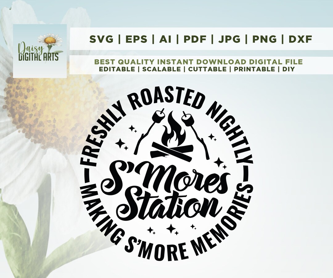 Summer Svg, S’mores Svg, Camping Shirt, Cut File, Cricut, Png, Svg, S ...