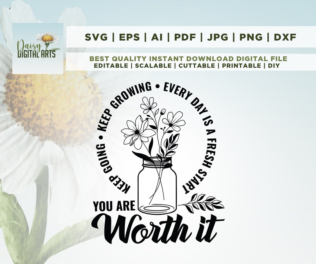 Keep Going Svg, Self Love Svg, Manifest Svg Worthy Svg, Motivational ...