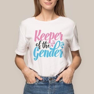 Keeper of the Gender SVG PNG JPG, Team Boy, Team Girl, Gender Reveal ...