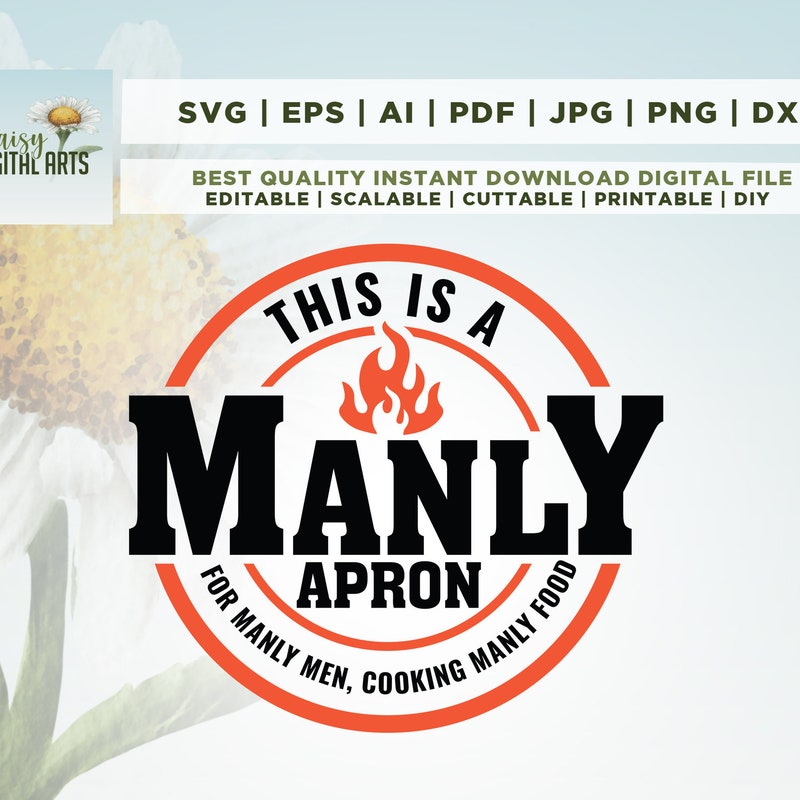 Mens Apron Cricut Pattern - Etsy