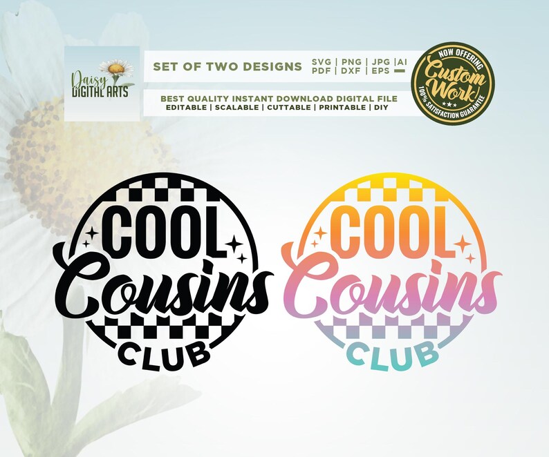 Cool Cousins Club Svg, Cousin Crew Svg, Family Matching Svg, Cricut ...
