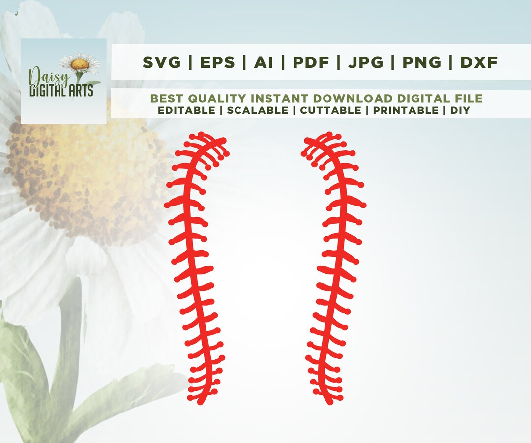 Stitching Svg, Laces, Threads Svg, Digital Download, Cut File, Png, Pdf ...